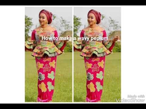 HOW TO MAKE A WAVY PEPLUM FLARE - YouTube