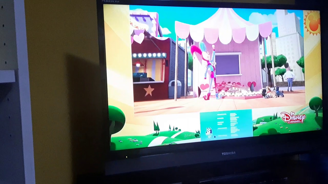 Bluey Split screen Credits ( Puppy Dog Pals Valentine Friday Jan 29 ...