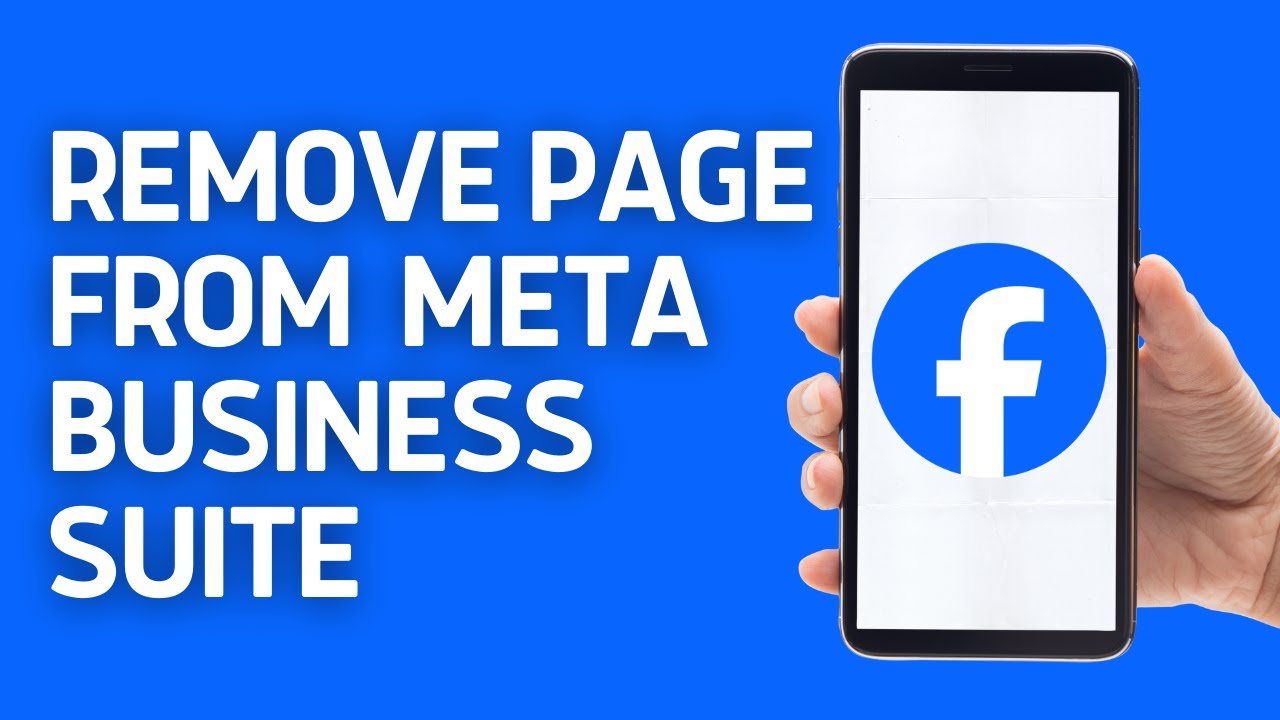 How to Remove a Page From Facebook Meta Business Suite - YouTube