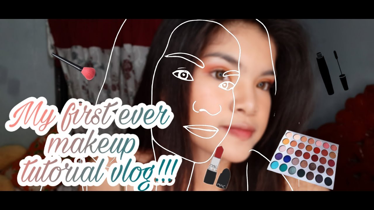 MY FIRST VLOG| EVERYDAY MAKEUP| - YouTube