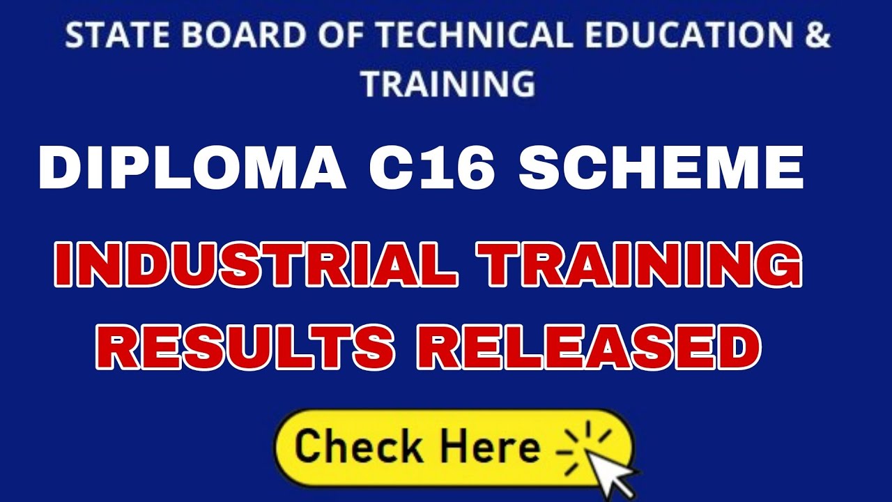 AP DIPLOMA C16 INDUSTRIAL TRAINING INFO | RESULTS RELEASED - YouTube