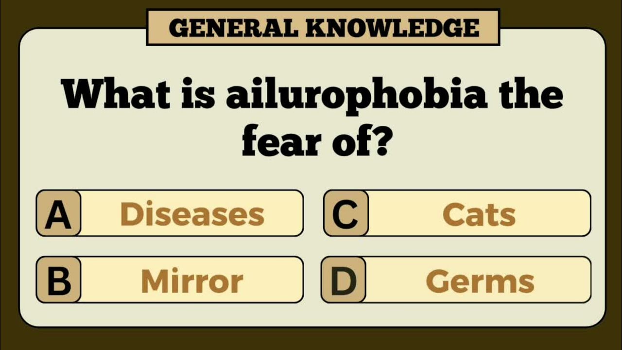 20 QUESTIONS ABOUT GENERAL KNOWLEDGE|CAN YOU ANSWER ALL THESE QUESTIONS ...