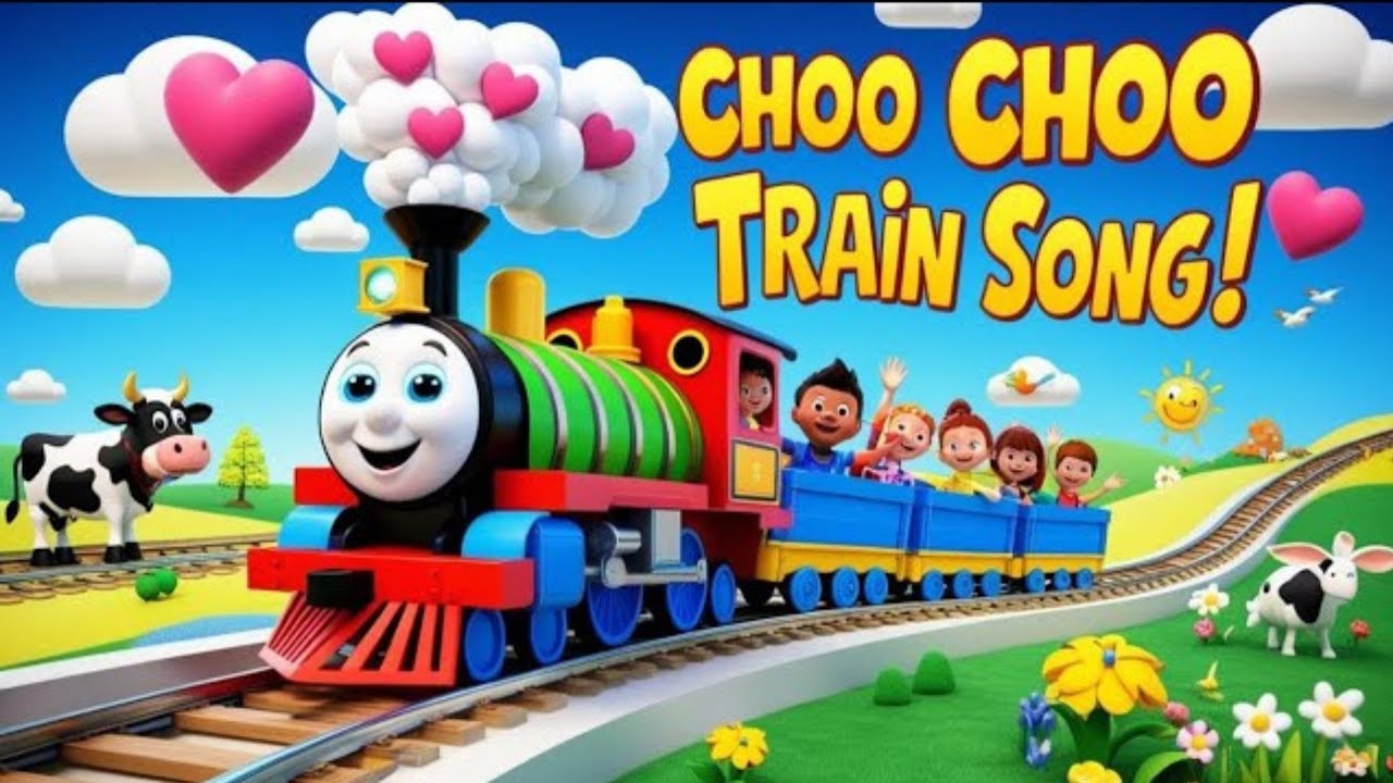 Choo Choo Train Ride | Train Song For Kids | Fun Train Adventure ...