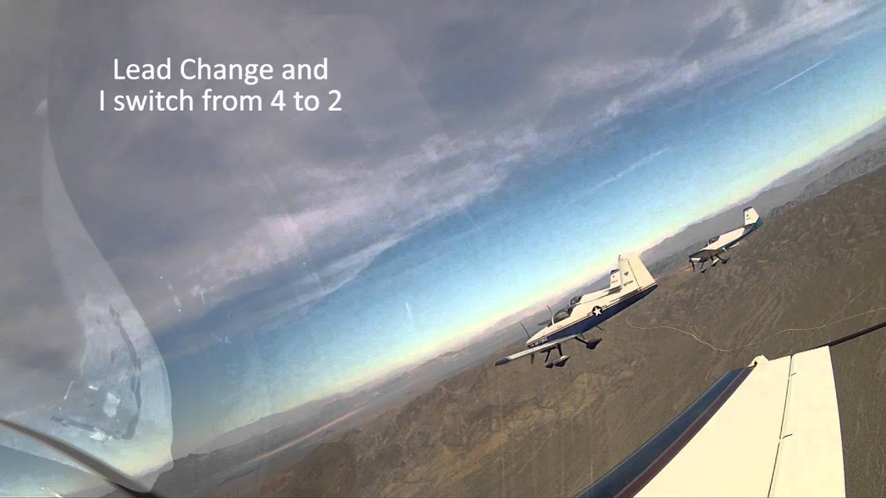 Four-Ship Formation Practice Flight - YouTube