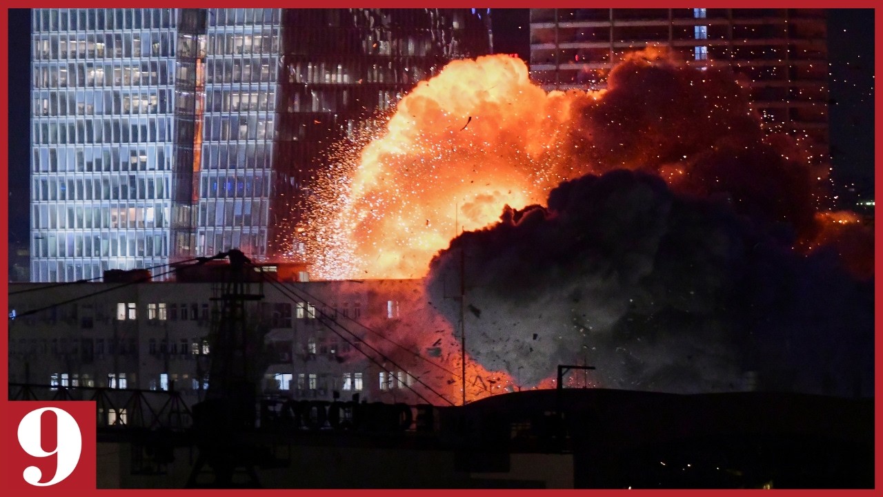 Iran Unleashes Missile Barrage In Response To Israel Attacks - YouTube