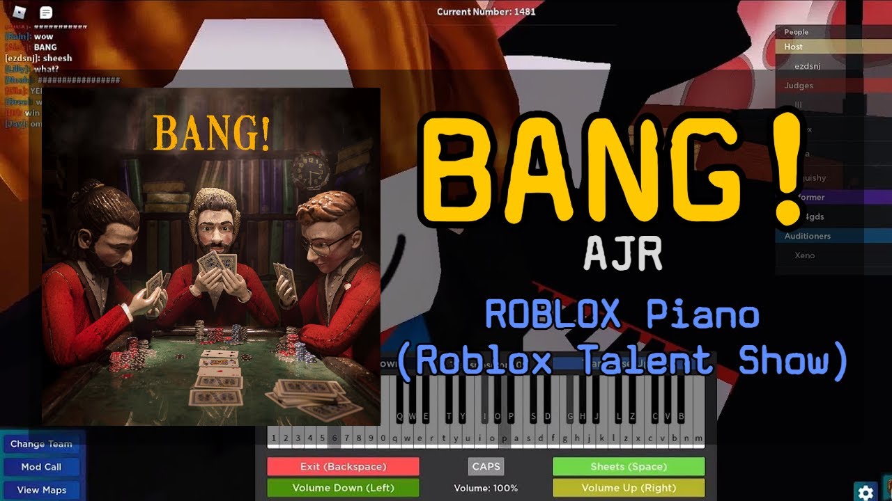 AJR - BANG! | Roblox Got Talent (ROBLOX Piano Cover) - YouTube