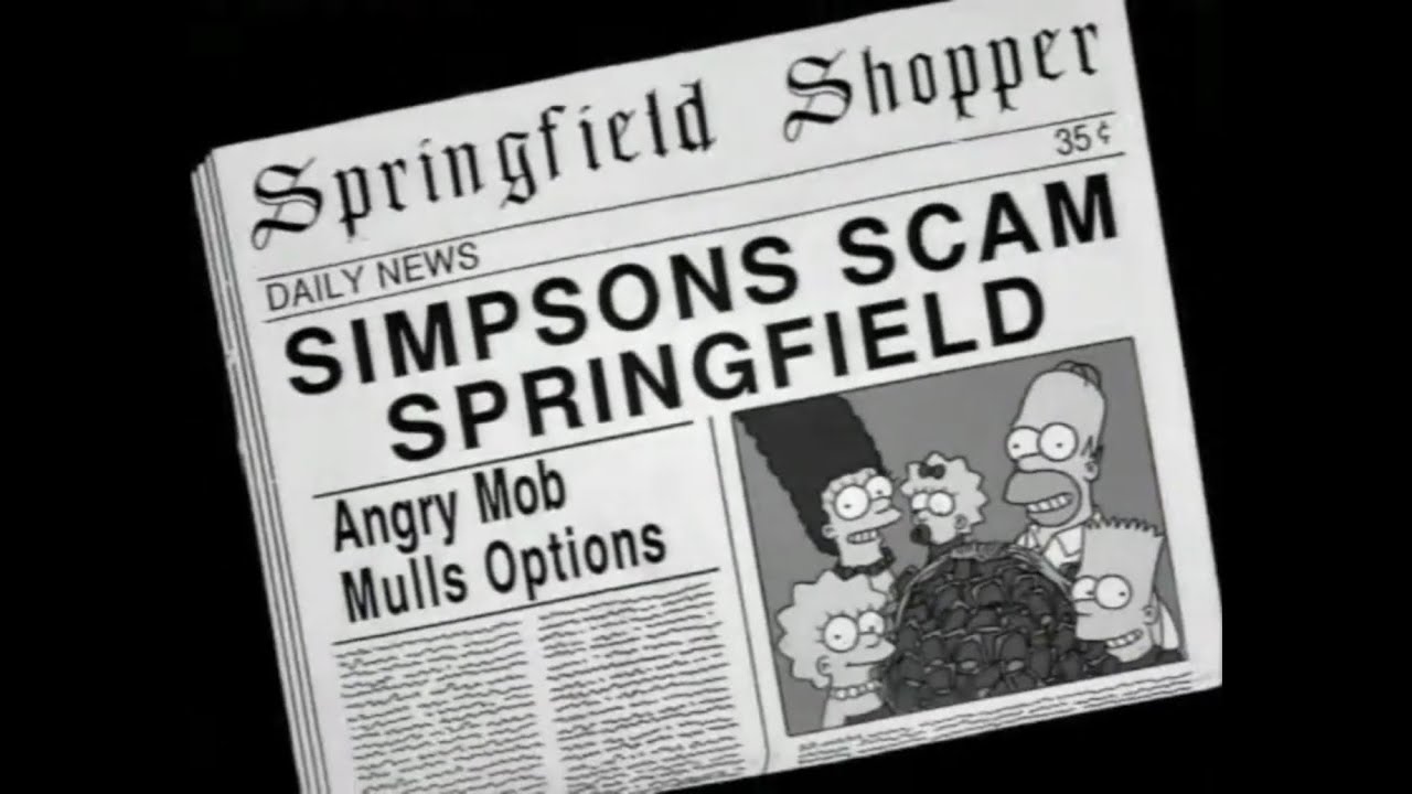 The Simpsons-Simpsons Scam Springdfield HQ 4:3 - YouTube