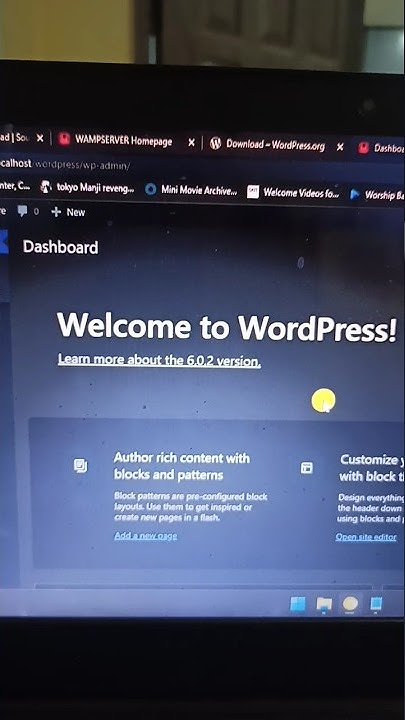 How to Install and Configure WordPress on Your Windows Computer Using WAMP - YouTube