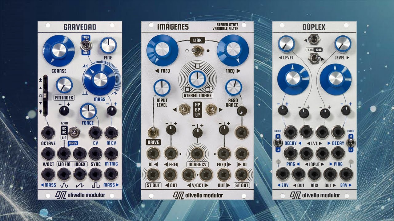 Olivella Modular GRAVEDAD / IMÁGENES / DÚPLEX Sound Demo - YouTube