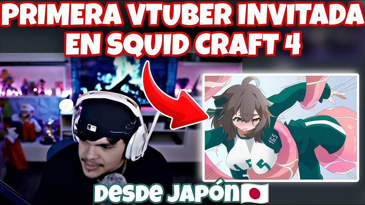 Meica Primera Vtuber Invitada a SQUID CRAFT 4 🇯🇵🔥 - YouTube