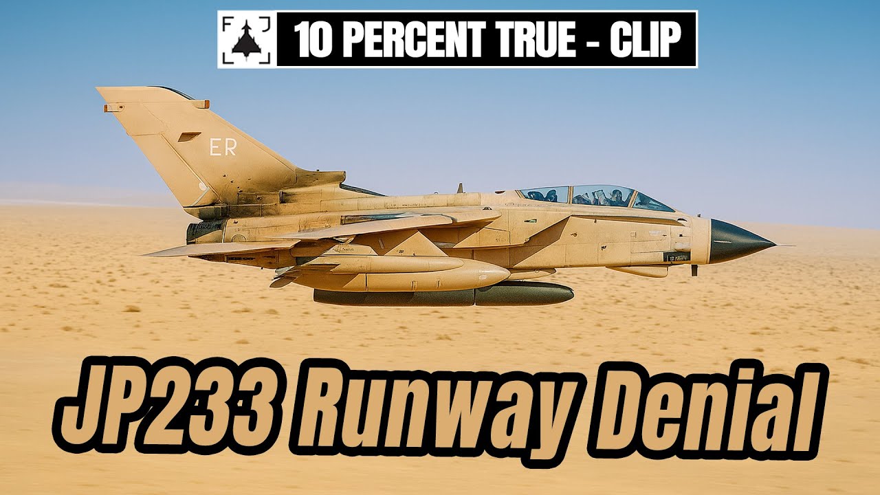 JP233 Runway Denial: RAF Tactics in Desert Storm - YouTube