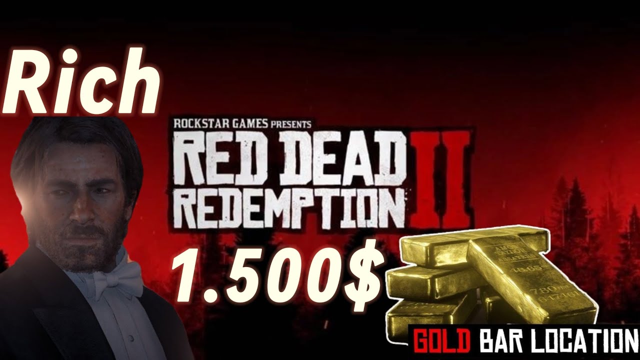 RDR2 | Gold bar location 1.500$ | Red Dead Redemption - YouTube
