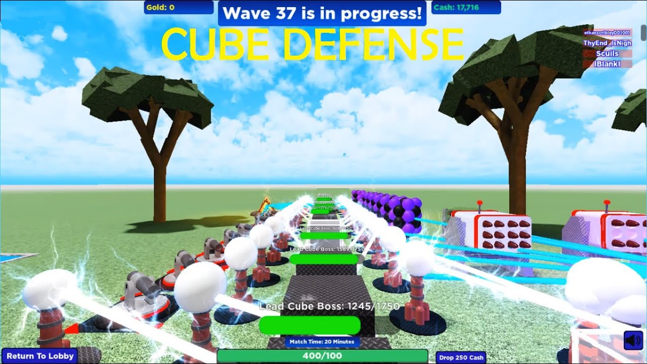 Roblox | Cube Defense - #1 - YouTube