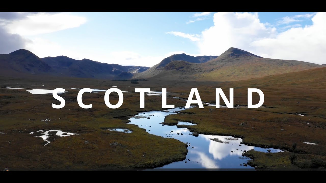 FLYING OVER SCOTLAND 4K Video UHD - Beautiful Relaxing Music With ...