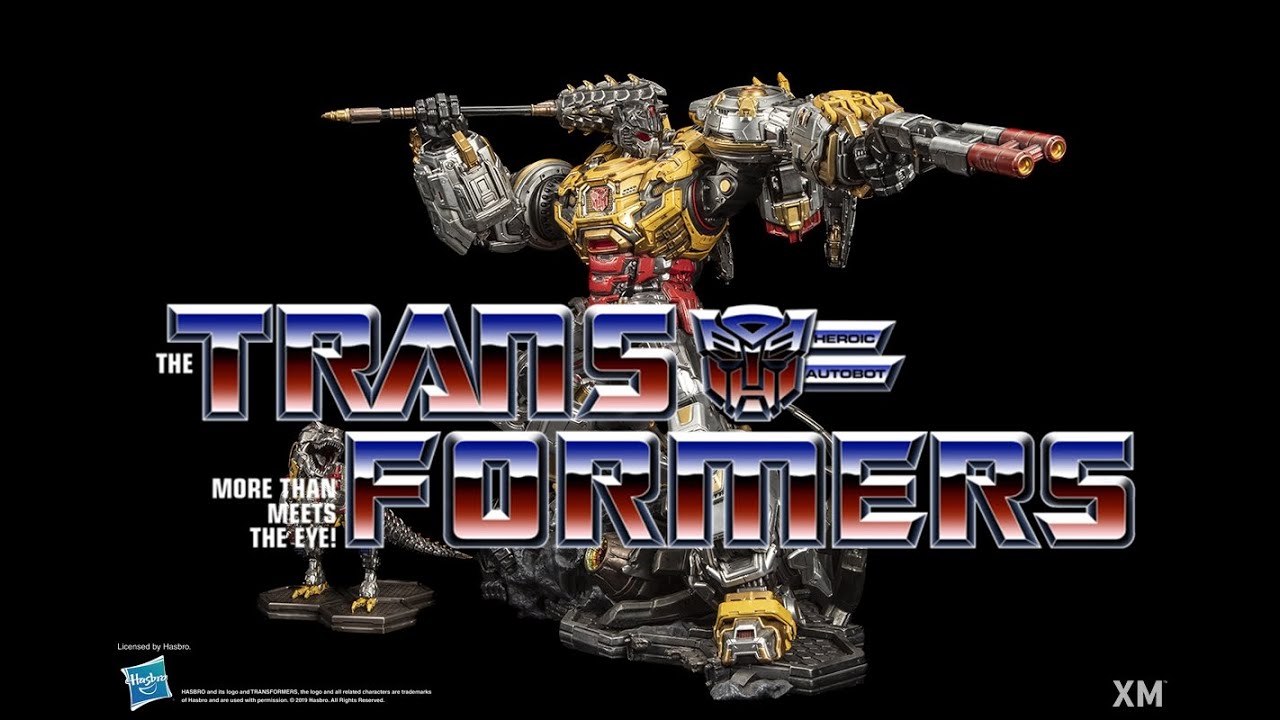 XM Studios Transformers Dinobot Grimlock Statue - YouTube