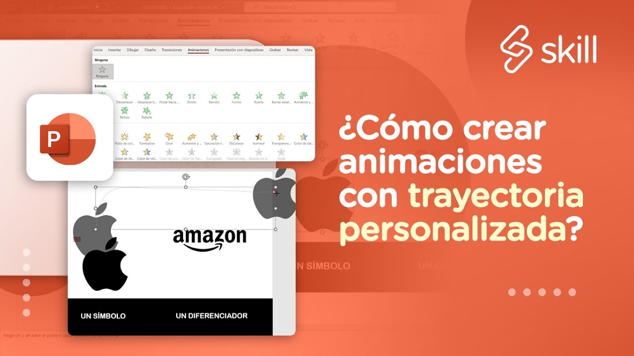¿CÓMO CREAR ANIMACIONES CON TRAYECTORIA PERSONALIZADA EN POWERPOINT ...