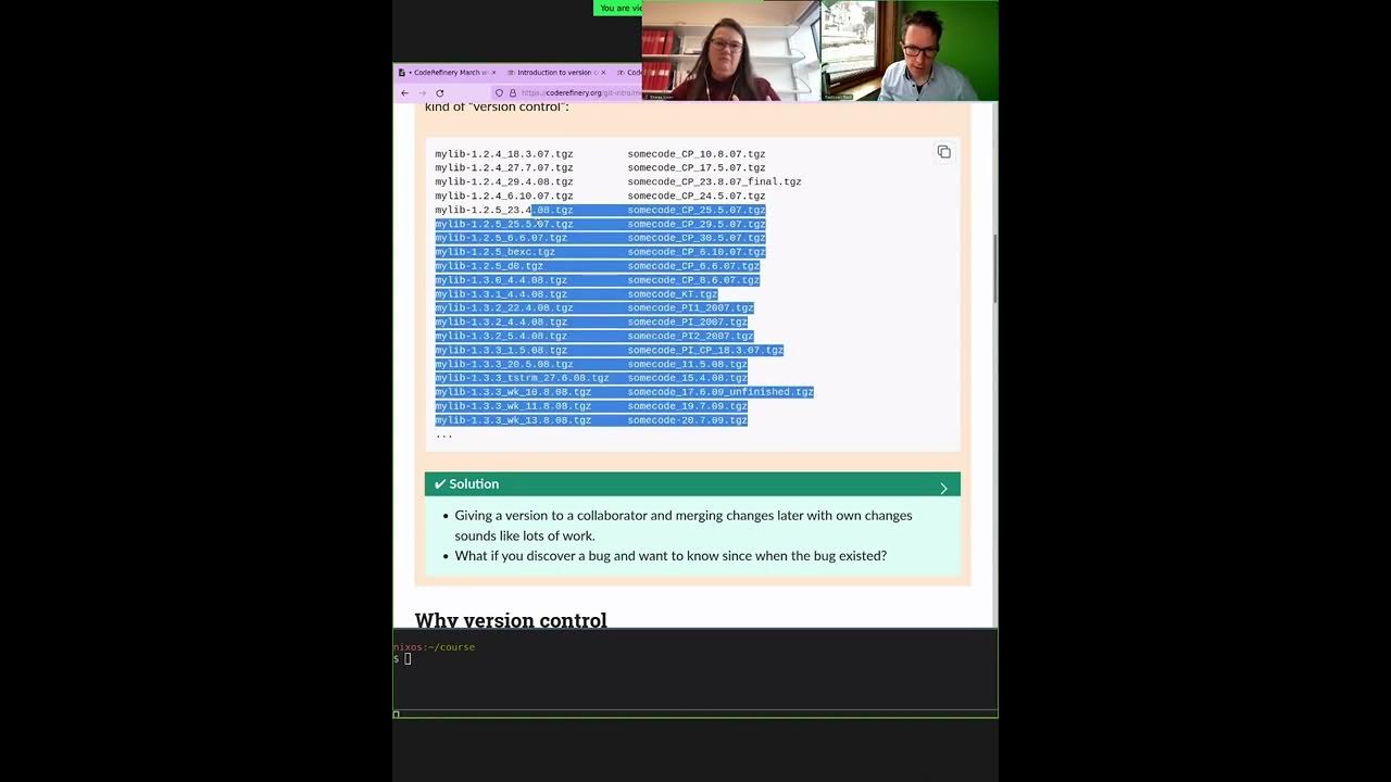 1.2 Git Intro - CodeRefinery March 2022 - YouTube