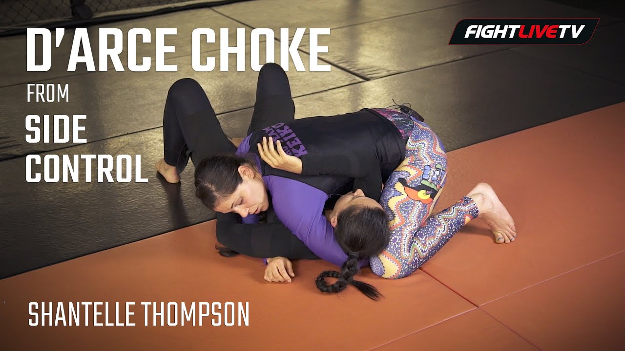 Shantelle Thompson – D'arce Choke from Side Control lesson - YouTube