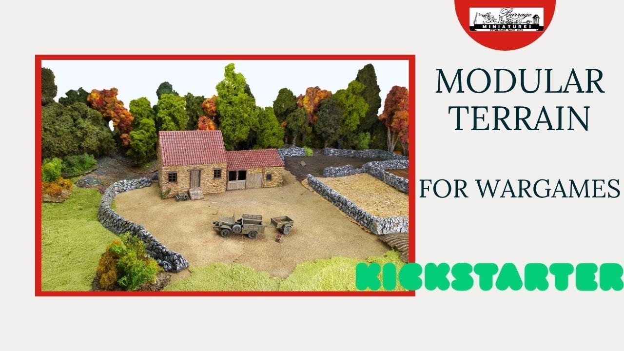 MODULAR TERRAIN FOR WARGAMES - YouTube