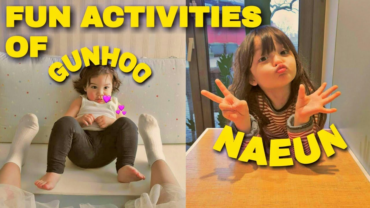 Fun activities of NAEUN and GUNHOO | The return of superman - YouTube