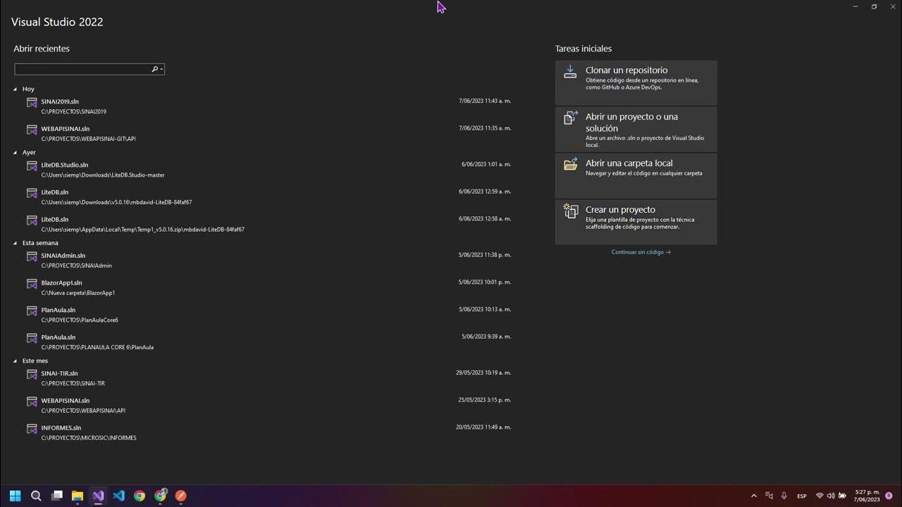 WEB API ASPNET CORE - Creación del Proyecto con Visual Studio 2022 ...
