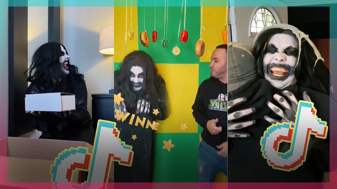Yoeslan and The Monster TikTok Compilation 2021 👻 Monster under my bed ...