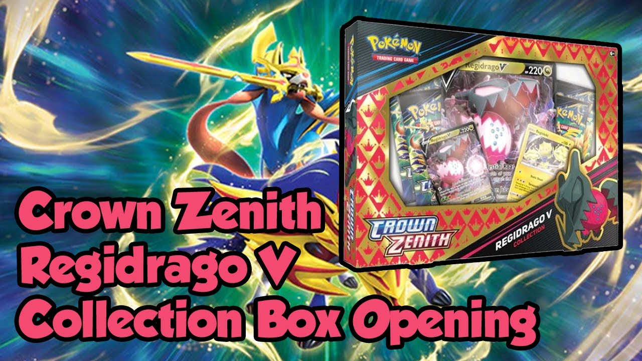 THE OTHER CROWN ZENITH COLLECTION BOX - Pokemon Crown Zenith Regidrago ...