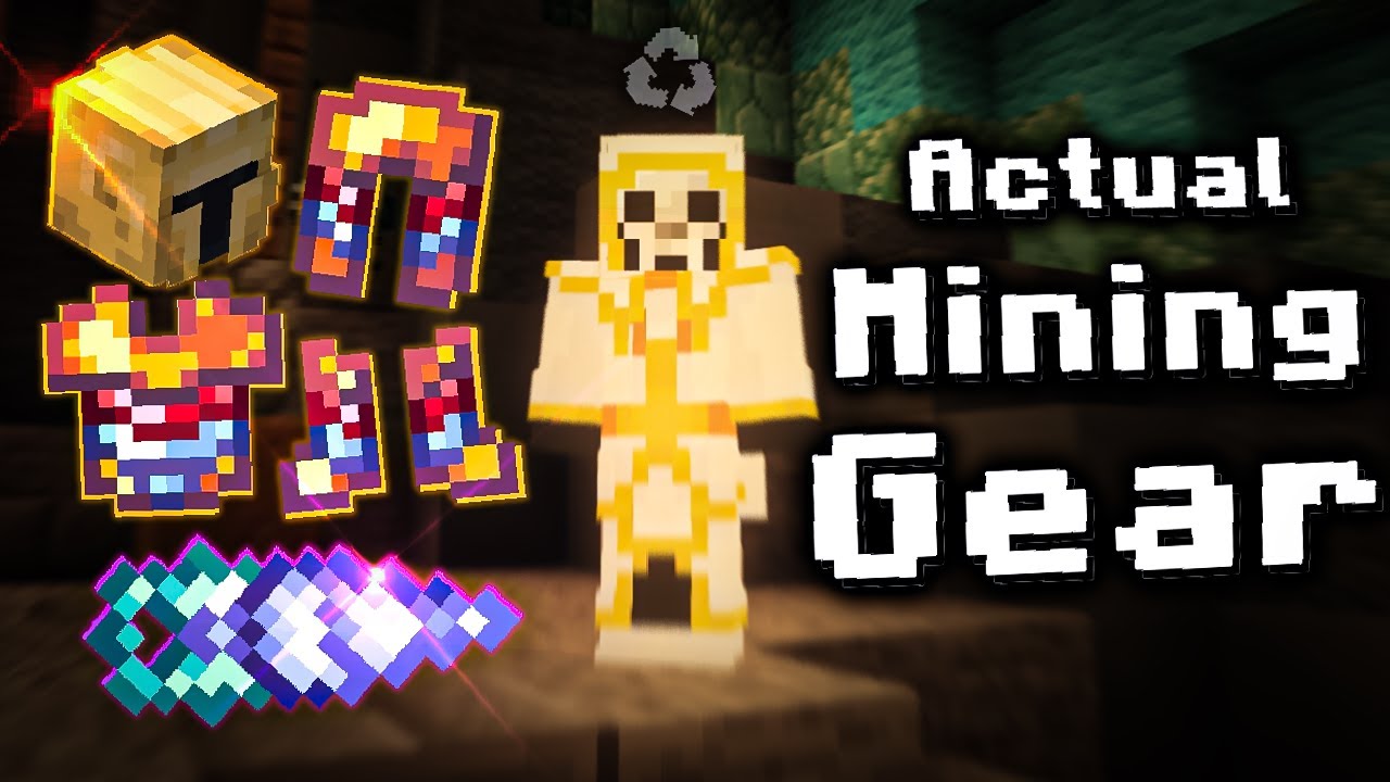 I got ACTUAL mining gear!! | Hypixel Skyblock Ironman S2E7 - YouTube