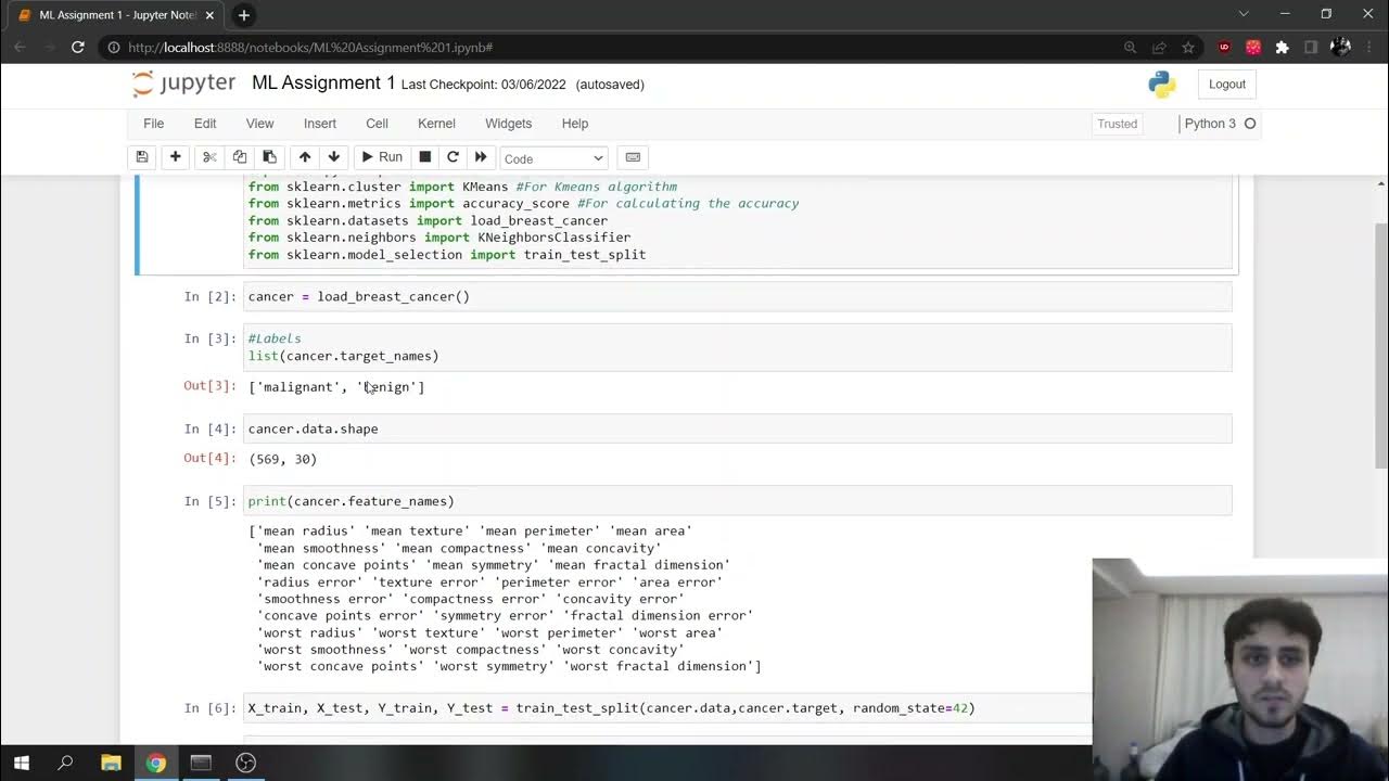 Comparison of Knn and Kmeans Algorithms on Breast Cancer Data | I2ML Task 1 - YouTube