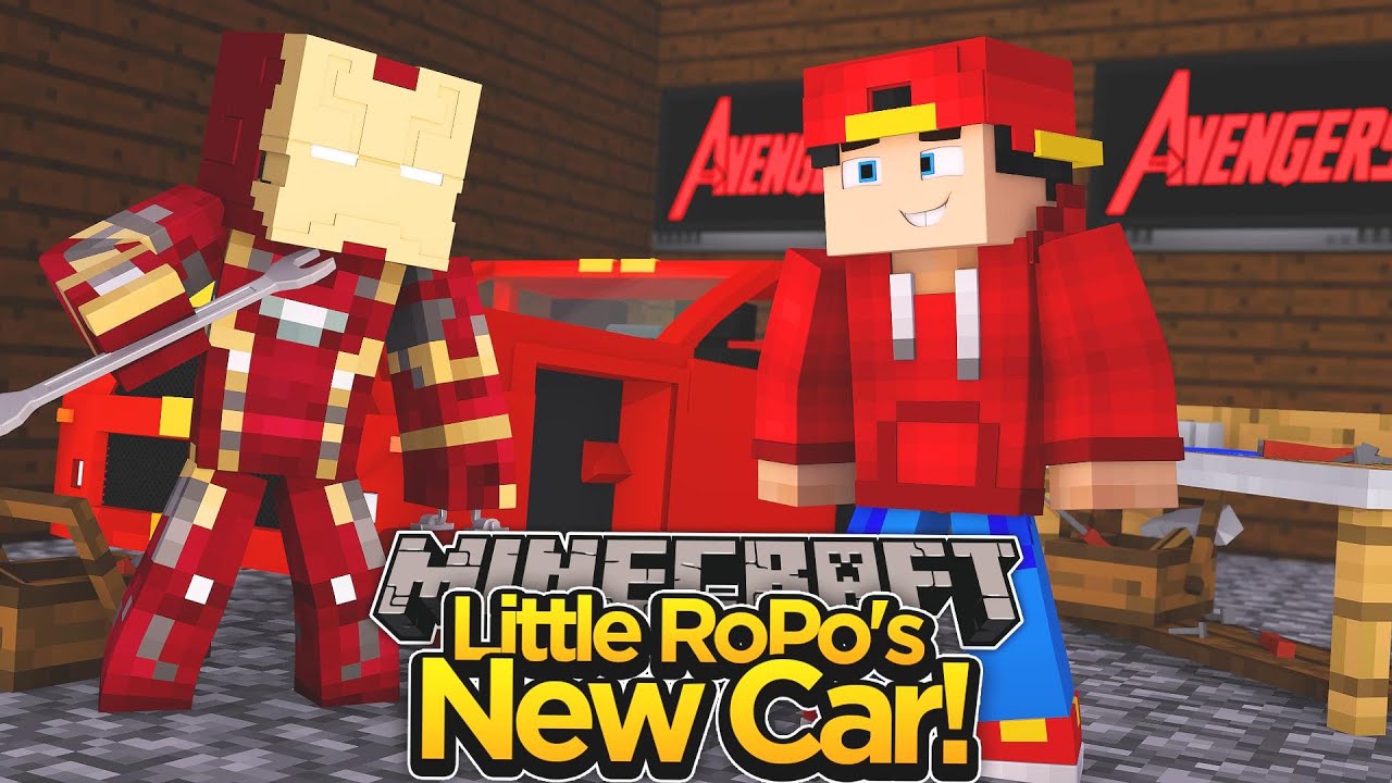 Minecraft Adventure - NEW WHEELS FOR LITTLE ROPO!!! - YouTube