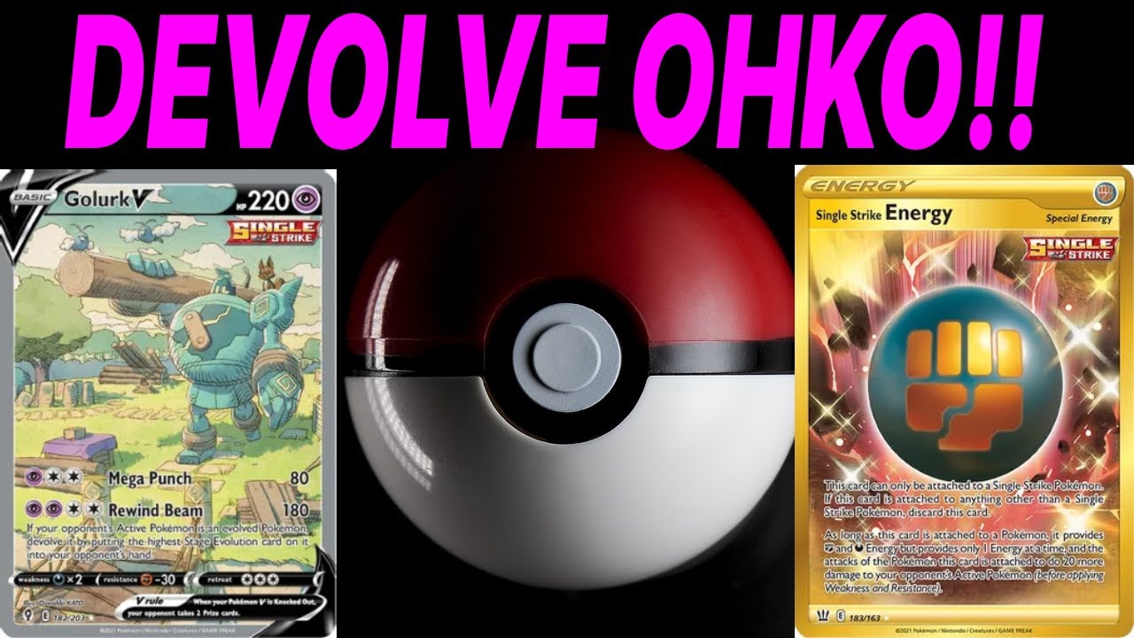 Golurk V Devolution at its finest | PTCGO - YouTube