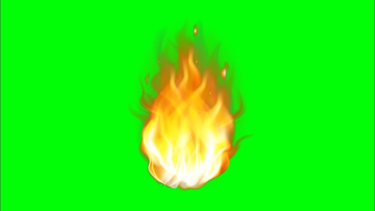 🔥 Burning Fire Green Screen Effect | HD Flame Video Loop - YouTube