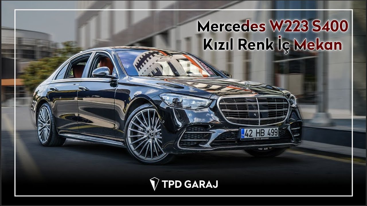 Mercedes S400 W223 Taba Dizayn İç Mekan Renk Değişimi - YouTube