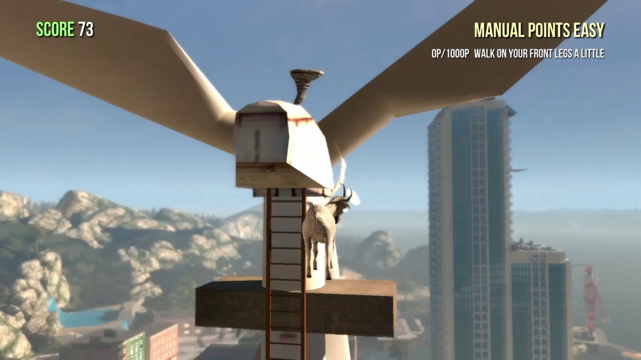 how to unlock tornado goat (goat simulator) - YouTube