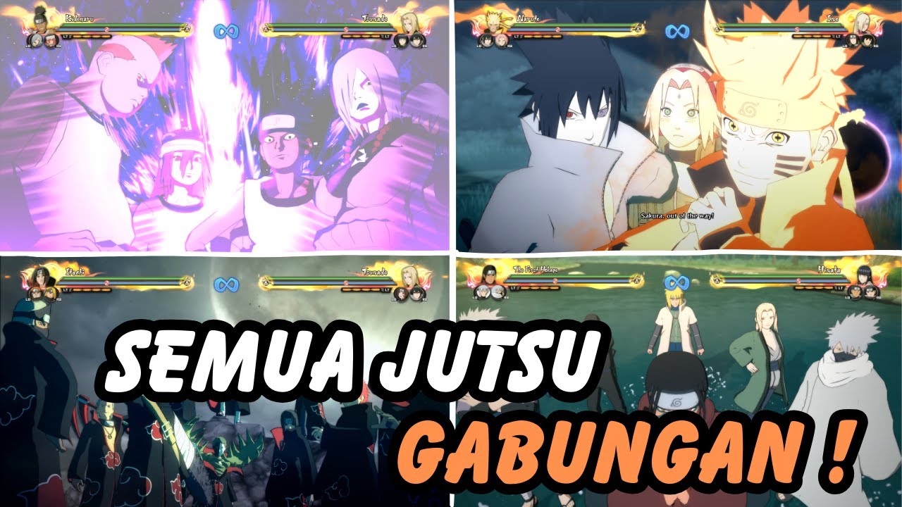 SEMUA ULTIMATE TEAM JUTSU di Naruto Shippuden Ultimate Ninja Storm 4 ...
