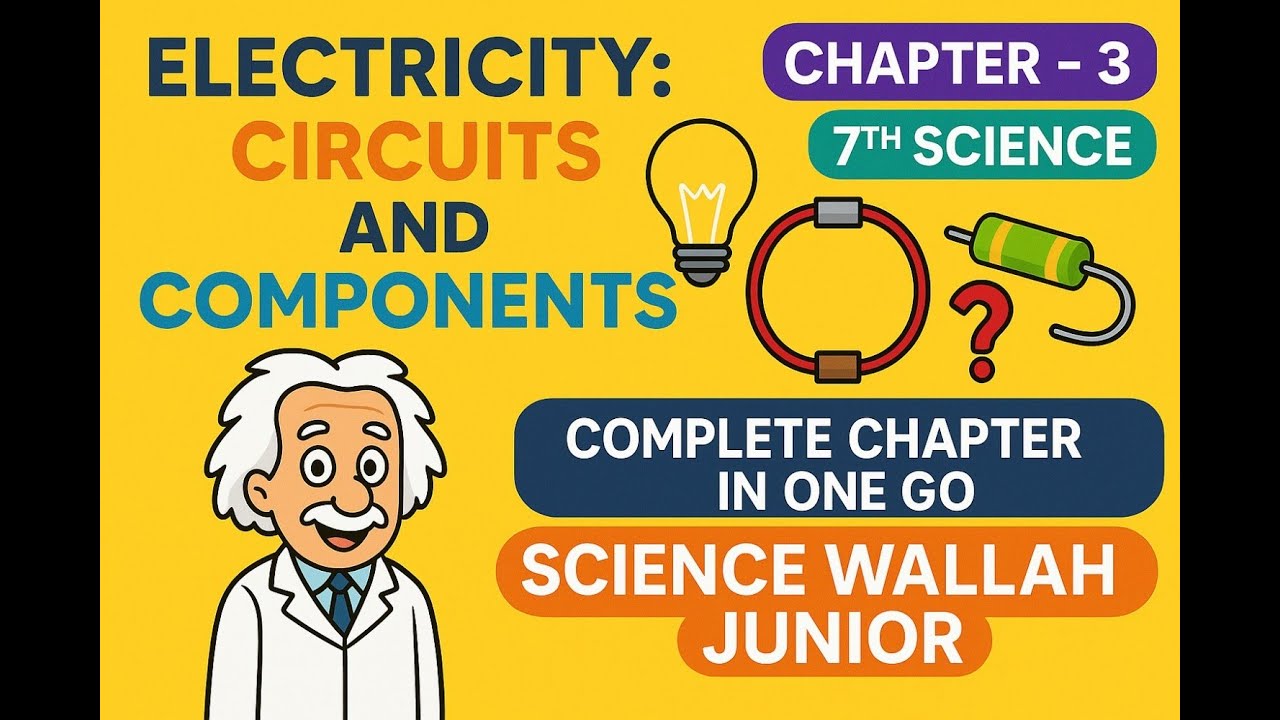 CLASS 7 SCIENCE | CHAPTER-3 | ELECTRICITY:CIRCUITS & COMPONENTS l CURIOSITY 7TH l KVS | CBSE ...
