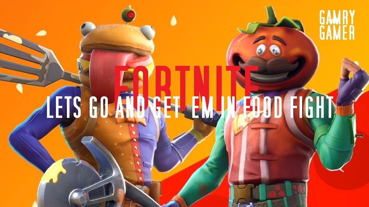 Fortnite food fight is here! - YouTube