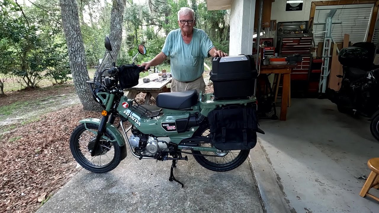 2023 Honda Trail 125 - Installing the OEM Accessories on our 2023 Honda ...