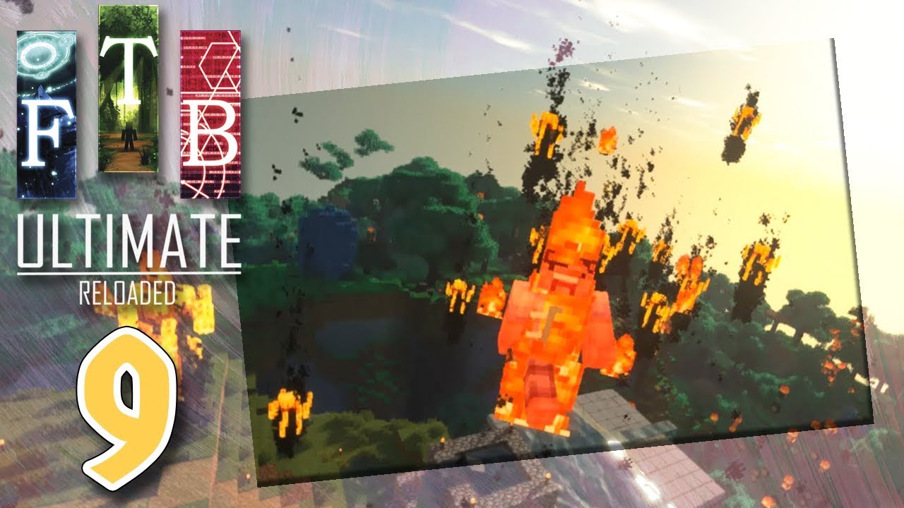 【Minecraft】FTB Ultimate Reloaded 工業模組生存 #9 - 我親手毀滅整個村莊？我把地獄帶回家？ - YouTube
