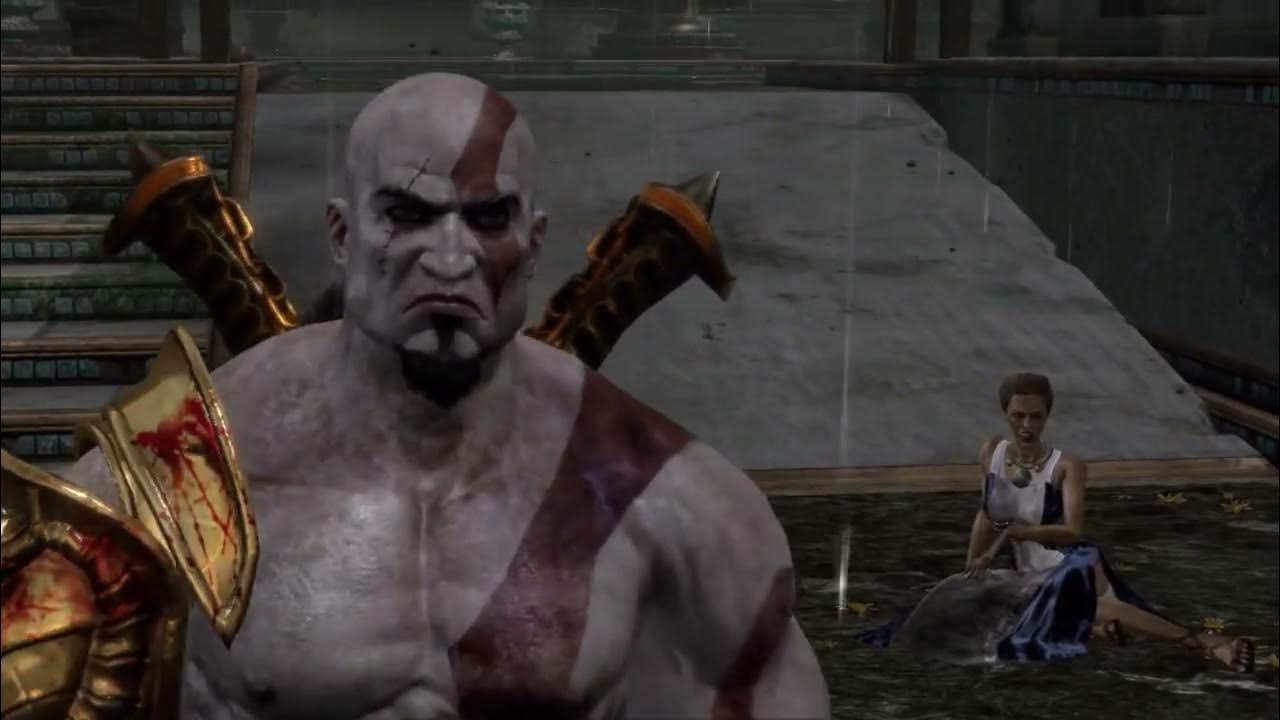 Kratos Kills Hera In Her Garden God Of War Iii Gameplay Cutscene Youtube