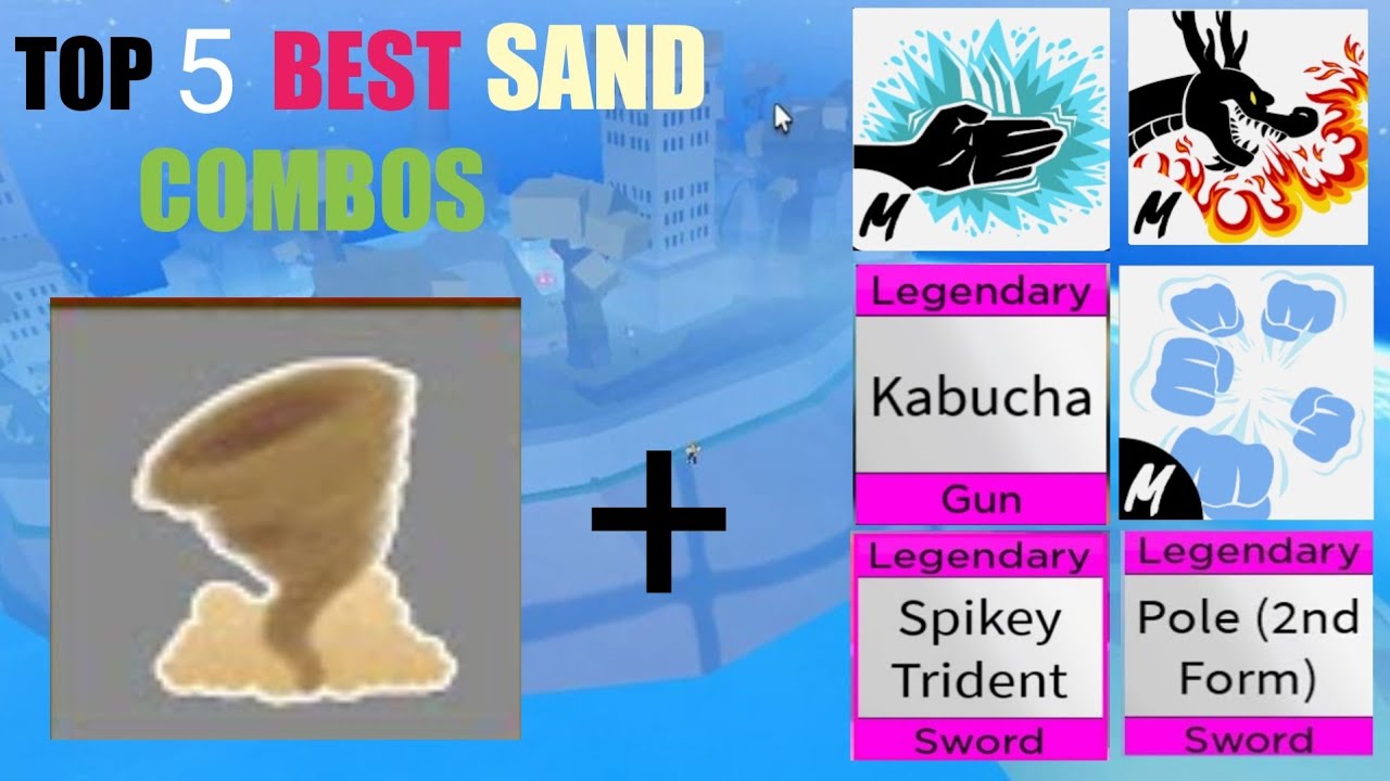 BEST TOP 5 Awakened Sand Combos For beginners | Blox Fruits - YouTube