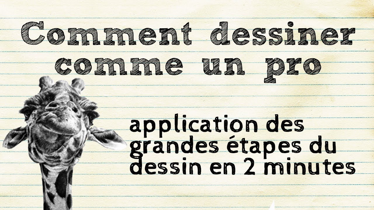 TUTO - Comment dessiner comme un pro - YouTube