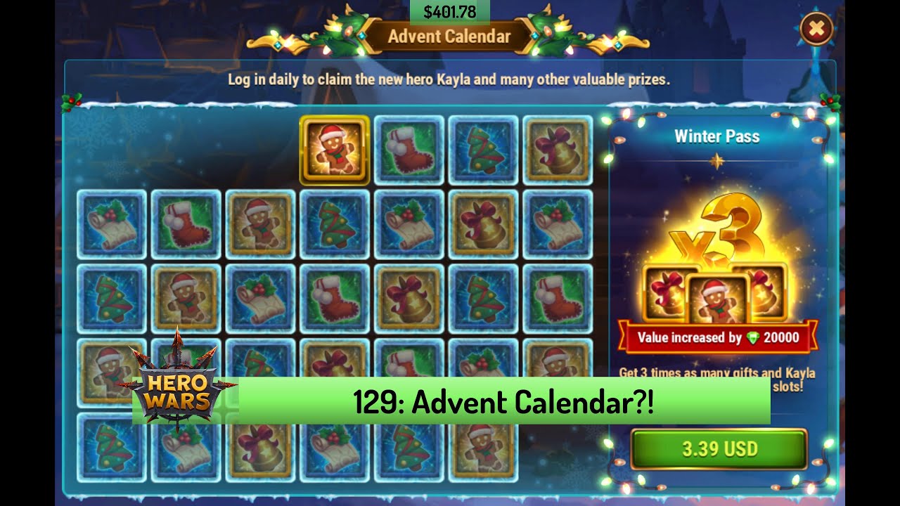 Let's Play Hero Wars 129: December is Here and I Get to Start the ...