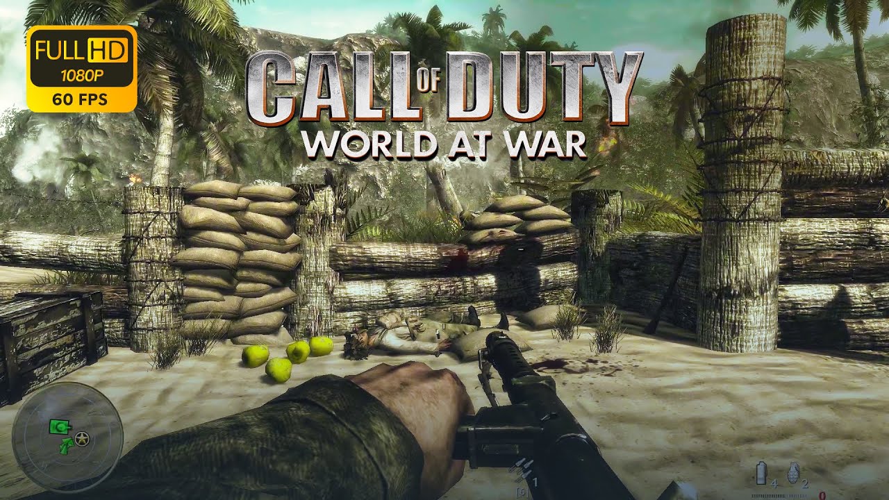 Call of Duty World at War | Mission 2 - Little Resistance | 60FPS Ultra ...