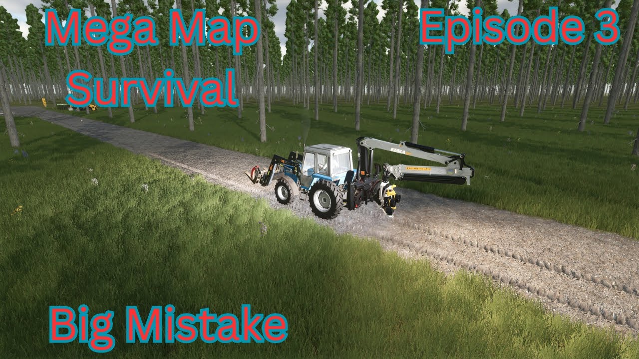 BIG MISTAKE | Farming Simulator 25 | Mega Map Survival | Ep 3 - YouTube
