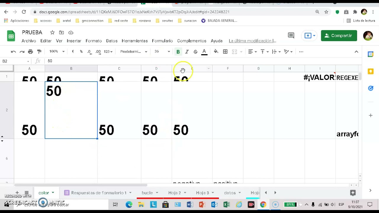 Como alinear Verticalmente el contenido de una celda con una funcion en ...