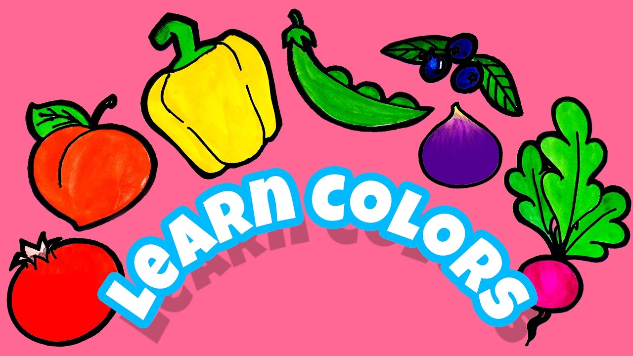 The Easiest Way to Learn Colors for Kids in 1 minute! | Preschool ...