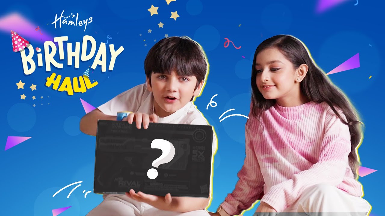 WHAT I GOT FOR MY 10TH BIRTHDAY ft. Tanmay Rishi | Hamleys Unboxing ...