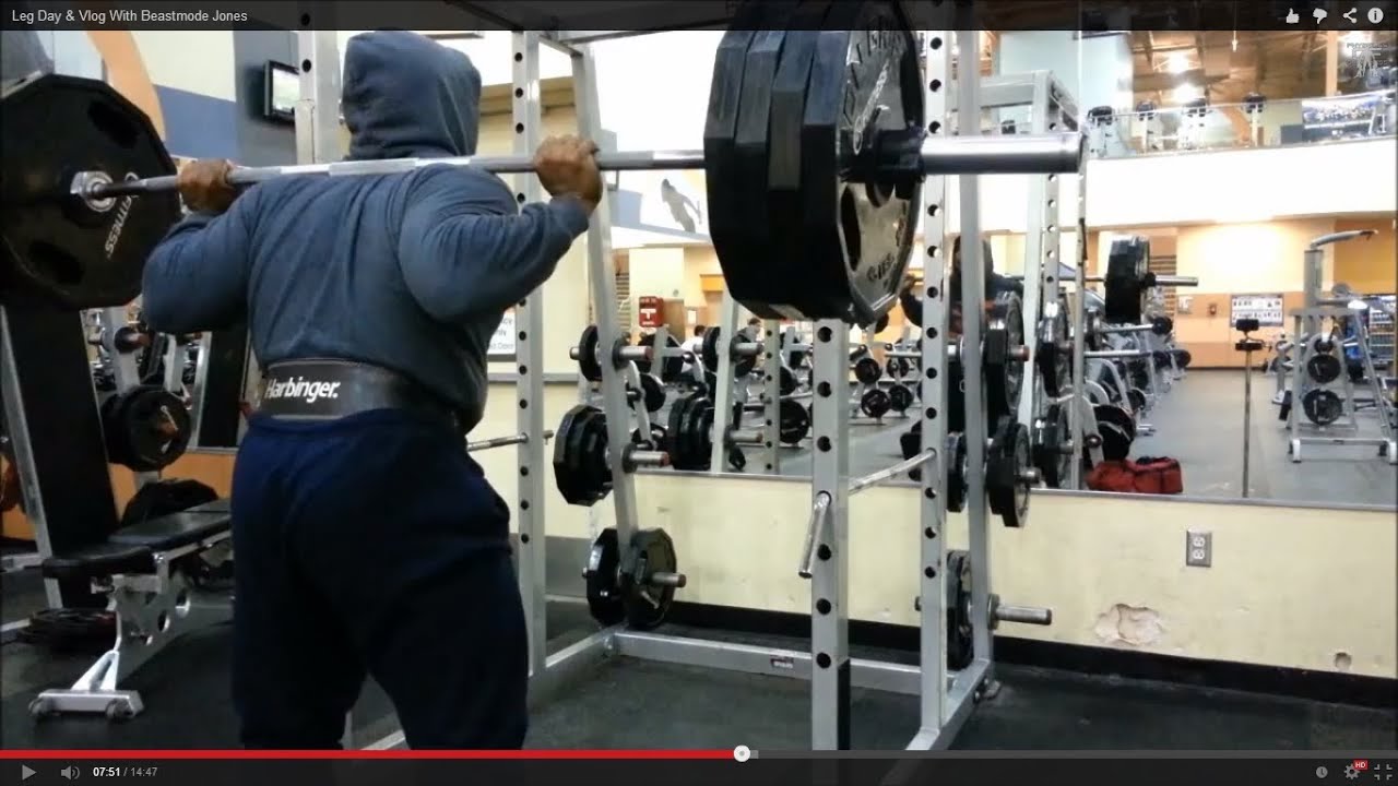 Leg Day & Vlog With Beastmode Jones - YouTube