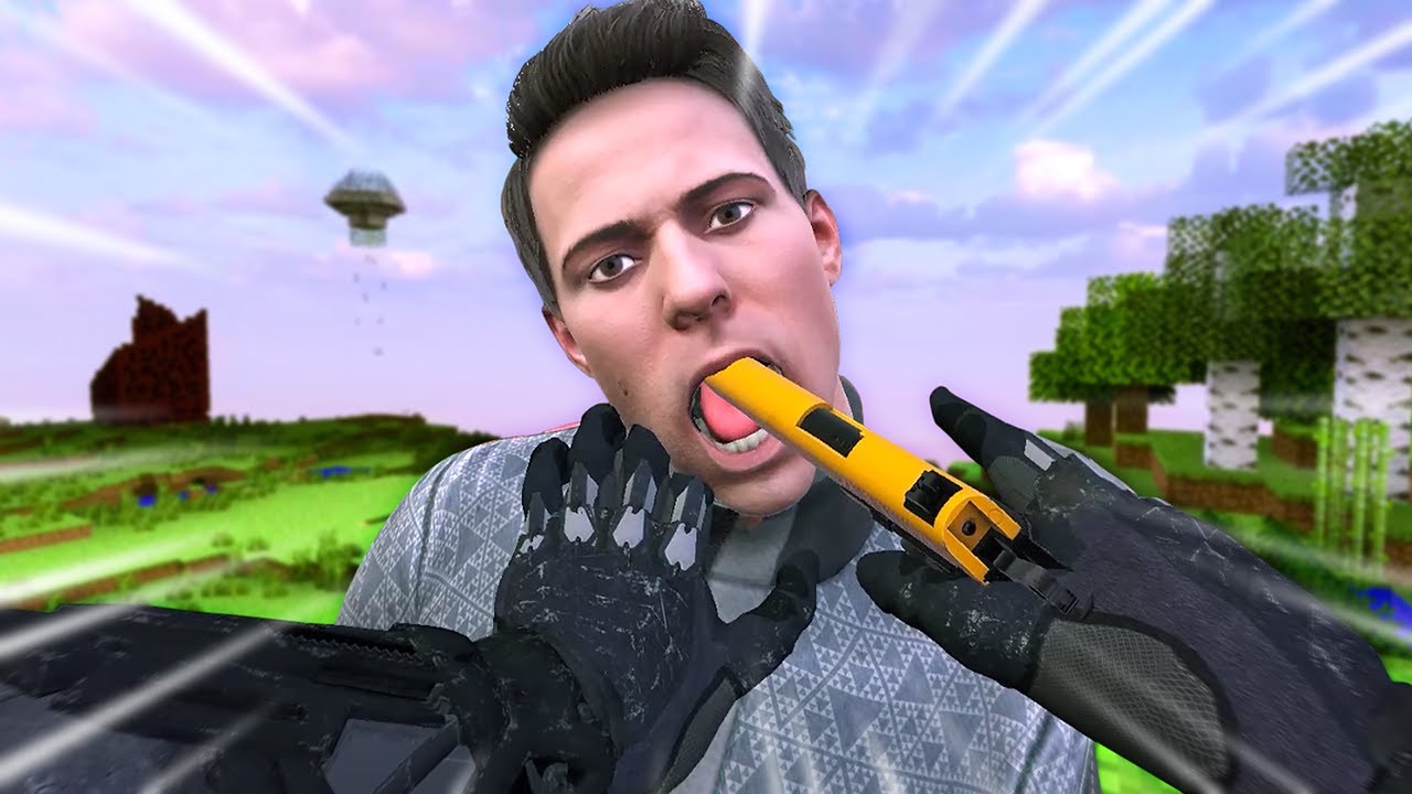 NIE CHCIAŁ ze mną zagrać w MINECRAFT, więc użyłem MOCNYCH ARGUMENTÓW ...